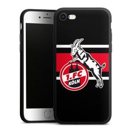 DeinDesign iPhone SE (2020) Handy Premium Silikon H&uuml;lle Handyh&uuml;lle schwarz Case 1. Fc K&ouml;ln Logo Official Licensed Product Silikon Premium Case