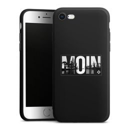 DeinDesign iPhone SE (2020) Handy Premium Silikon H&uuml;lle Handyh&uuml;lle schwarz Case Official Licensed Product Hamburger Sv Hsv Silikon Premium Case