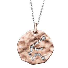 Goldmaid Kette mit Anhänger, rot