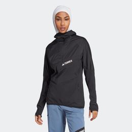 Adidas Techrock Ultralight 1/2-Zip Hooded Fleece Anorak