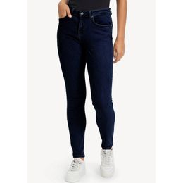 Tamaris Slim-fit-Jeans mit Logo-Badge - NEUE KOLLEKTION, blau