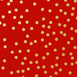 Servietten Motiv Avantgarde Golden Dots rot 33 x 33 cm - 20er Pack Weihnachtsdeko - Braun&company
