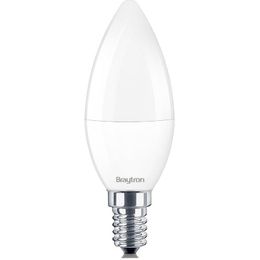 Braytron Led Leuchtmittel E14 Kerze C37 7 Watt (entspricht 45W) 560 Lumen Glühbirne Lampe Flimmerfrei Kaltweiß (6500 k)