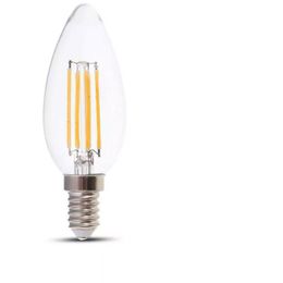 LED-Lampe E14 6W Filament Eq 45W Température de Couleur: Blanc chaud 2700K