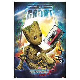 Poster marvel guardians of the galaxy 2 groot