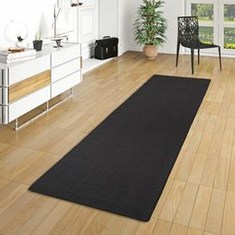 Snapstyle - Sisal Natur Läufer Teppich Astra Schwarz - 80x160 cm