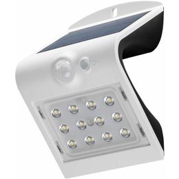 goobay - Solar LED-Wandleuchte mit Bewegungsmelder, 1,5 w, weiß