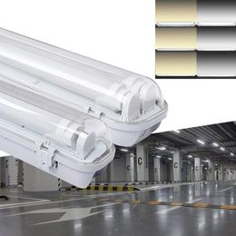 Led Feuchtraumleuchte IP65 Wasserdicht Nassraumleuchte Deckenleuchte Wannenleuchte Keller Tageslicht 18W 120cm Einzelrohr Neutralweiß - HENGDA