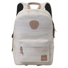 Nitro Freizeitrucksack Urban Classic, Daypack mit Laptopfach, Alltagsrucksack, Schulrucksack, beige