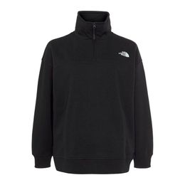 The North Face Sweatshirt W PLUS ESSENTIAL QZ in großen Größen, schwarz
