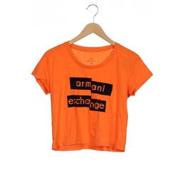AX Armani Exchange Damen T-Shirt, orange
