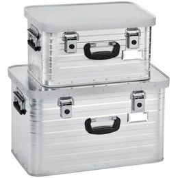 Enders® Transportbehälter Toronto, (Set), 29L = 3kg; 63L = 4,2kg, grau|silberfarben