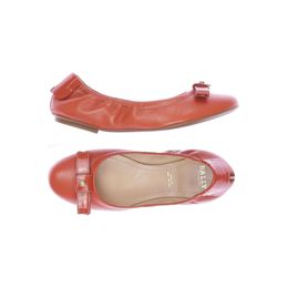 Bally Damen Ballerinas, orange, Gr. 34.5