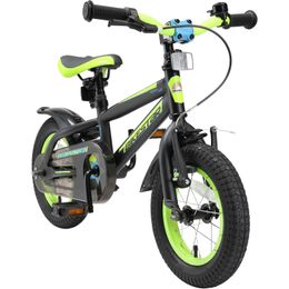 Kinderfahrrad Bikestar Fahrräder Gr. 17,5 cm, 12 Zoll (30,48 cm), schwarz Kinder Kinderfahrräder