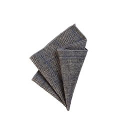 DonDon Einstecktuch DonDon Herren Einstecktuch Taschentuch 23 x 23 cm Baumwolle Tweed