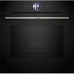 Bosch Backofen mit Mikrowelle Serie 8 HMG776NB1, schwarz