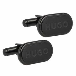 Hugo E-Classic Manschettenknöpfe Edelstahl 1.5 cm black