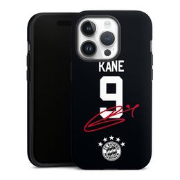 DeinDesign iPhone 14 Pro Handy Panzer Handyh&uuml;lle robuste Outdoor H&uuml;lle Schutzh&uuml;lle matt Fc Bayern M&uuml;nchen Harry Kane Jersey Tough Case