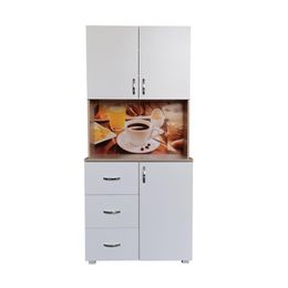 HTI-Living K&uuml;chenbuffet 3 Schubladen Blanca Bistro