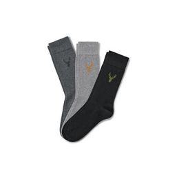 Tchibo 3 Paar Socken - Anthrazit - Gr.: 43