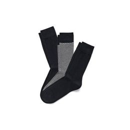 Tchibo 3 Paar Socken - Schwarz - Gr.: 41-43