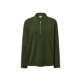 Tchibo Langarm-Poloshirt - Khaki - Gr.: XL