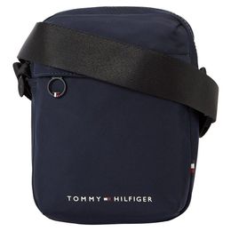 Tommy Hilfiger Mini Bag TH SKYLINE MINI REPORTER, kleine Umhängtasche, blau