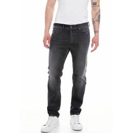 Replay Straight-Jeans WILLBI, schwarz