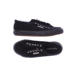 Superga Damen Sneakers, schwarz, Gr. 39