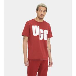 UGG Australia UGG® Oversized Logo T-Shirt Chopd für Damen in Rich Red, Größe S