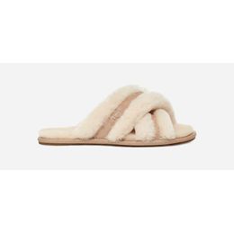 UGG Australia UGG® Scuffita Hausschuh für Damen | UGG® EU in Beige, Größe 37, Leder