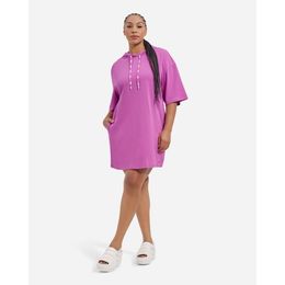 UGG Australia UGG Kassey T-Shirt-Kleid mit Kapuze für Damen in Pink, Größe XS, Baumwolle