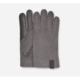 UGG Australia UGG® Handschuhe aus Lammfell mit Überwendlingsstichen für Herren in Grey, Größe XL, Schaffell