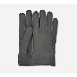 UGG Australia UGG® Handschuhe aus Leder mit Muschel-Logo für Herren in Grey, Größe XL