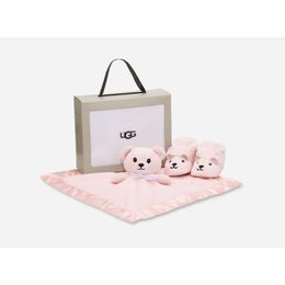 UGG Australia UGG® Bixbee and Lovey und Bären-Krabbelschuhset für Kinder in Pink, Größe 16, Textil