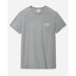 UGG Australia UGG® X Telfar Logo T-Shirt in Heather Grey, Größe S, Baumwolle