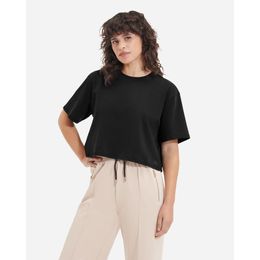 UGG Australia UGG® Tana Kurzes T-Shirt für Damen in Black, Größe L, Baumwolle