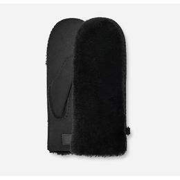 UGG Australia UGG® Fäustlinge mit sichtbarem Lammfell für Damen in Black, Größe L/XL, Schaffell