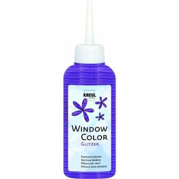 Kreul - Window Color Glitzer-violett 80 ml Bastelfarben
