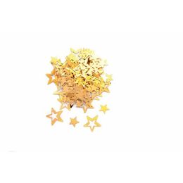 Glorex Streuteile Sterne, gold Tischdekoration