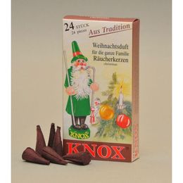 Knox - Räucherkerzen - Weihnachtsduft 24 Stück Räucherkerzen