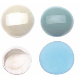 Glorex Gmbh - Glorex Glasnuggets 20 mm mix blau weiß Dekosteine & Dekosand
