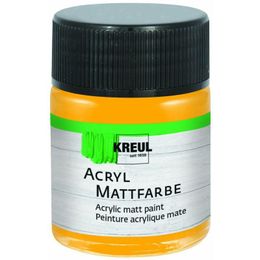 Acryl Mattfarbe goldgelb 50 ml Künstlerfarben - Kreul