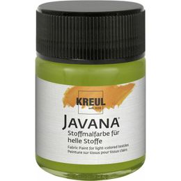 Kreul - Javana Stoffmalfarbe für helle Stoffe olivgrün 50 ml Textiles Gestalten