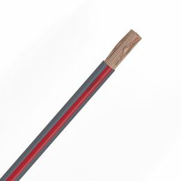 0,75 mm² Fahrzeugleitung grau - rot flry-b Kfz Kabel Stromkabel Meterware als Bund