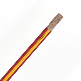 0,35 mm² Fahrzeugleitung rot - gelb flry-b Kfz Kabel Stromkabel Meterware als Bund