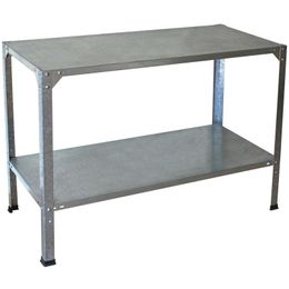 Palram-canopia - Pflanztisch Pflanzregal Silber 115x51x80 cm