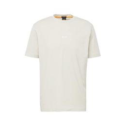 BOSS T-Shirt 'Chup' Herren Größe 5XL beige / weiß