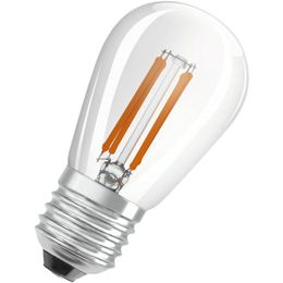 Superstar LED-Lampe für E27-Sockel, klares Glas ,Warmweiß (2200K), 360 Lumen, Ersatz für herkömmliche 35W-Leuchtmittel, dimmbar, 1-er Pack - Osram