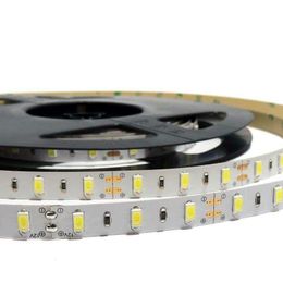 Barcelona Led - LED-Streifen 12V-DC 75W 10mm einfarbig IP20 (SMD5630 60CH/M) Rolle 5 Meter Lichtfarbe Kaltweiß - Kaltweiß